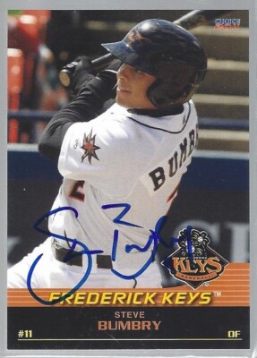 2011 Choice Sportscards Frederick Keys #05 Steve Bumbry IP autograph ...