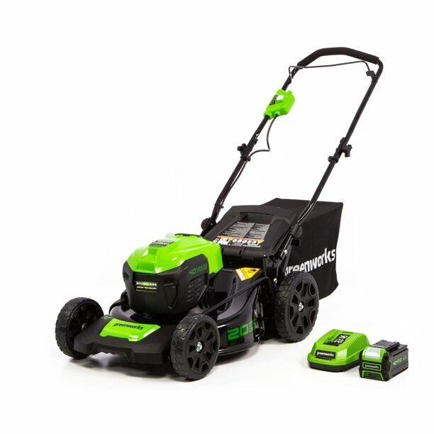 GreenWorks 2516302 Walk-Behind Lawn Mower - Green | eBay