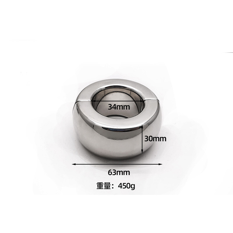 Male Heavy Duty Ball Stretcher Stainless Steel Weight Ring Enhancer ...