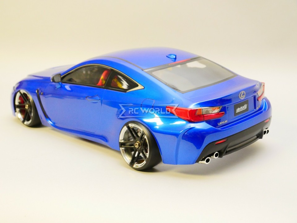 1/10 RC Car BODY Shell LEXUS RCF 190mm w/ Light Buckets ORANGE | eBay
