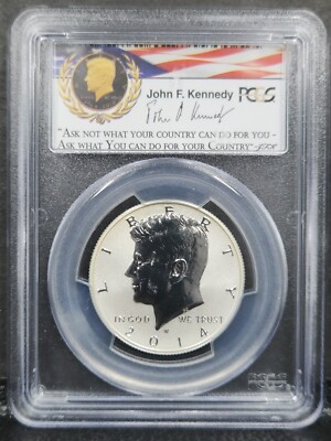 2014-W Kennedy Reverse Proof First Strike PR 70 Rare JFK Label PCGS ...