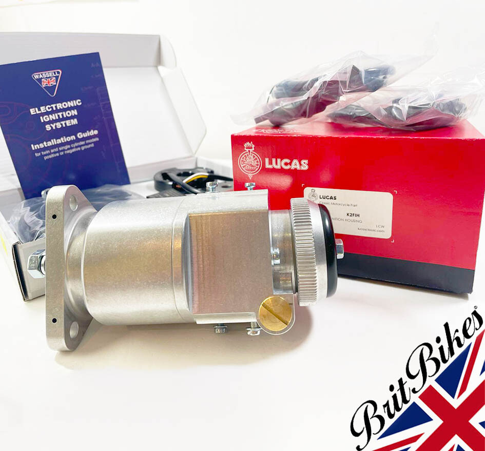 LUCAS K2F IGNITION HOUSING & ELECTRONIC IGNITION KIT PRE UNIT TWINS ...