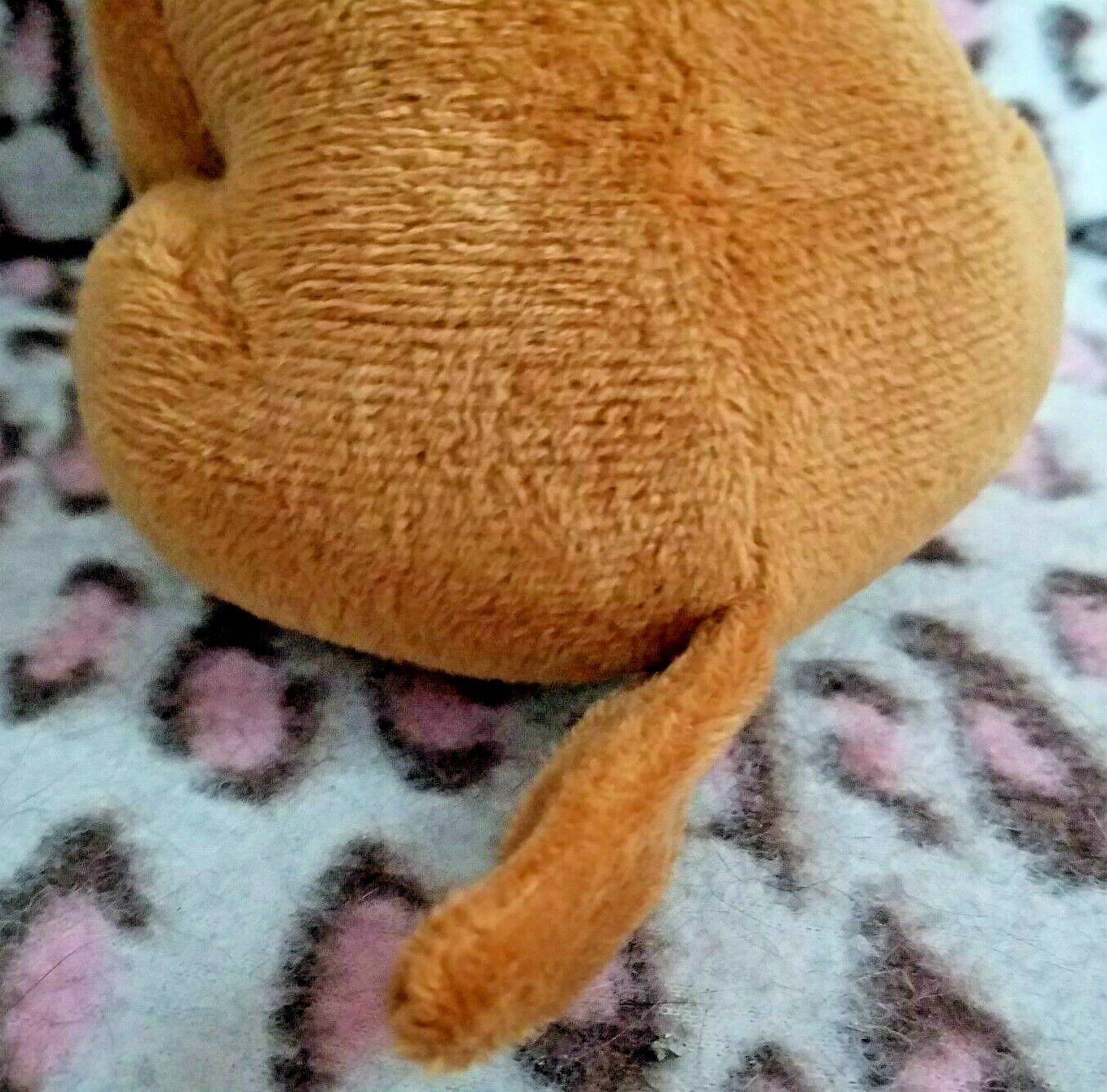 Dan Dee Realistic Brown Cat Kitty Stuffed Animal Plush Toy Green Eyes ...