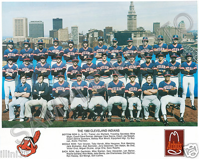 1980 CLEVELAND INDIANS BASEBALL TEAM 8X10 GLOSSY PHOTO | eBay