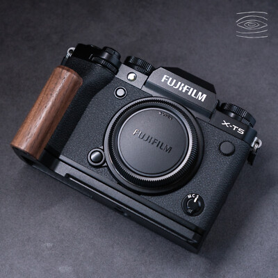Wood Camera Grip For Fujifilm X-T5 Fuji XT5 Camera with Aluminum Alloy ...