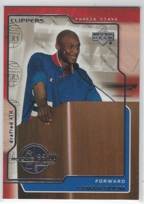 1999-00 UPPER DECK LAMAR ODOM ROOKIE CLASS RC #159 LOS ANGELES CLIPPERS ...