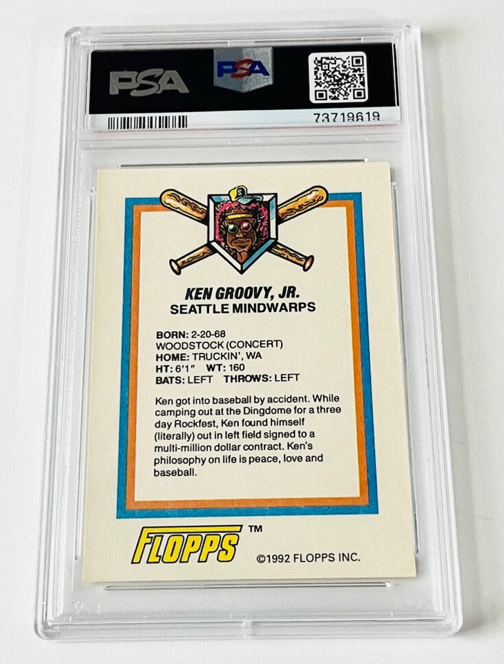 1992 Flopps Ken Griffey Jr Ken Groovy Jr HOF Flopps Oddball Mariners ...