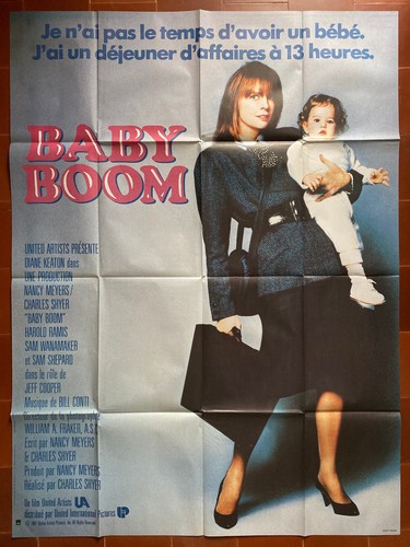 Poster BABY BOOM Charles SHYER Diane KEATON Sam SHEPARD 120x160cm | eBay
