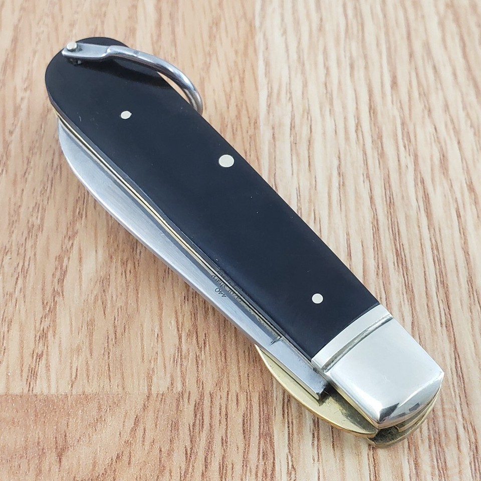 Rough Ryder Electricians Pocket Knife Stainless Steel Blades Buffalo ...