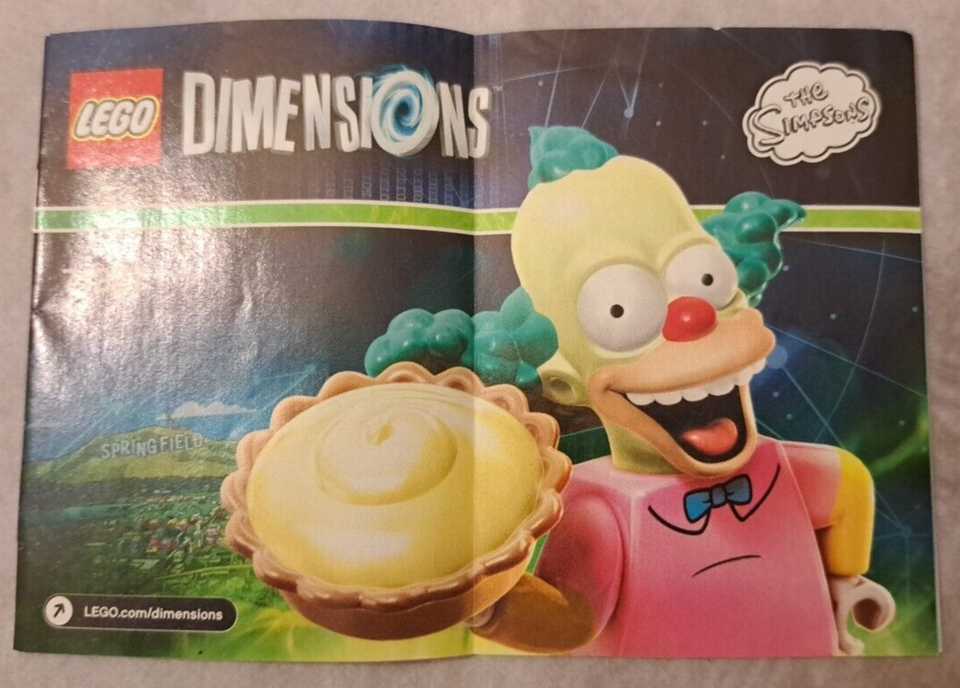 LEGO Dimensions Simpsons with Krusty the Clown Minifigure (71227) | eBay