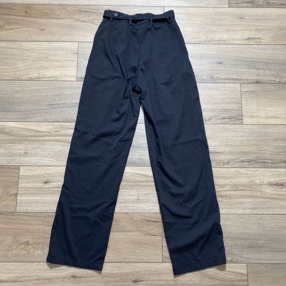 Cider Womens Pleated Dress Pants Size XS Black | eBay