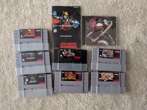 Lot of 7 Super Nintendo SNES Fighting Games + CD | eBay