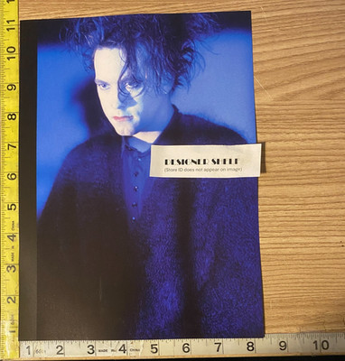 Robert Smith Of The Cure Headshot 1989 Studio 2 Shoot Book Photograph ...