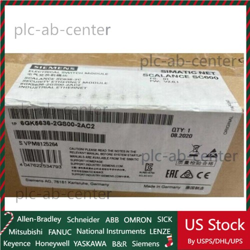 Siemens 6GK5636-2GS00-2AC2 New 6GK5 636-2GS00-2AC2 SCALANCE SC636-2C | eBay