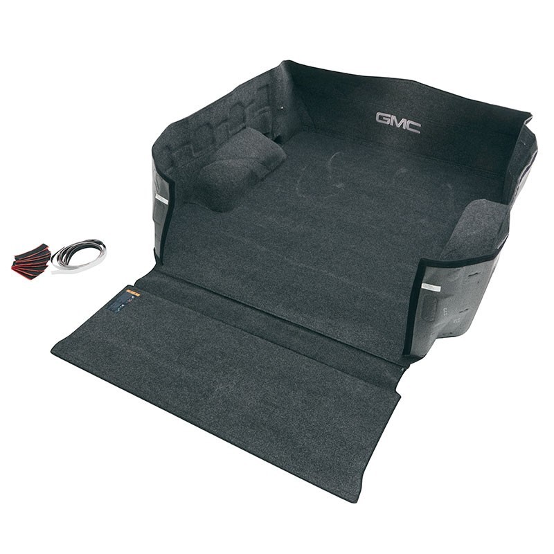 2019-2026 GMC Sierra Short Box Bed Rug 84655120 Gray with GMC Logo ...
