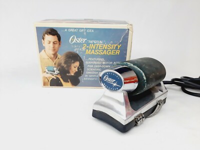 Vintage Oster 2 Intensity Swedish Style Chrome Full Body Massager 138 ...