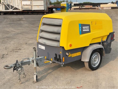 2018 Atlas Copco XAS88 KD8 IT4 177 CFM Towable Air Compressor Kubota ...
