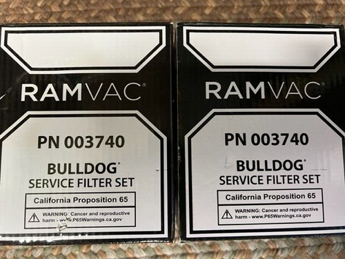 Ramvac Bulldog Pn 003740 Service Filter Kit OEM Part | eBay