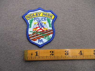 Ridley Park Police Pennsylvania Patch Small Hat Size | eBay