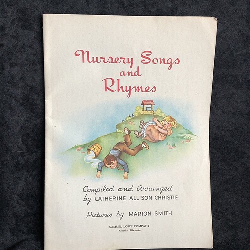Vintage Nursery Songs And Rhymes Booklet 26 Songs Samuel Lowe Company ...