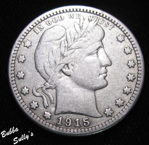 1915 D Barber Quarter VERY FINE | eBay