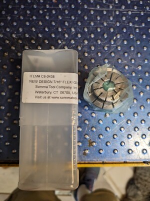 7/16" Somma C8 Collets New Design Brand New | eBay