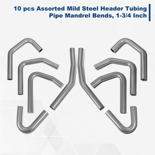 Assorted Sizes/Angles Mild Steel DIY Universal Header Tubing Pipe ...