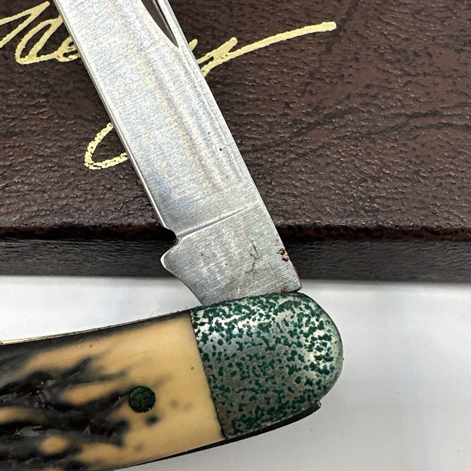 Schrade Made In USA Uncle Henry Stockman Knife 897UH bone handle | eBay