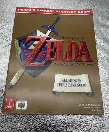 Legend of Zelda Ocarina of Time Prima Official Strategy Guide N64 W ...