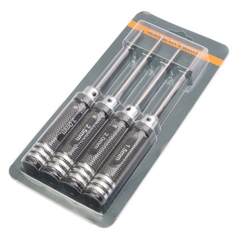 4pcs Hex Socket Screwdriver Screw Driver Repair Tool Set For RC ...