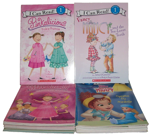 Lot 18 PINKALICIOUS and FANCY NANCY I Can Read LEVEL 1 Early Easy ...