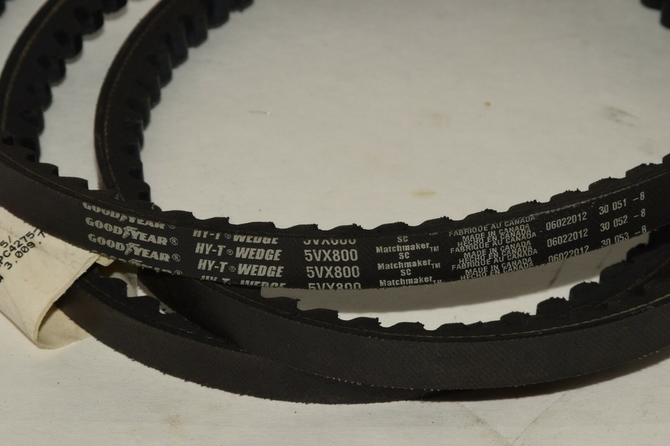 (NEW) GOODYEAR 5VX800 5VX800 5VX800HY-T Cogged V-Belt | eBay