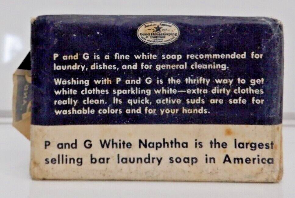 Vintage P and G The White Naphtha Soap, Bar Laundry Soap Made in USA | eBay