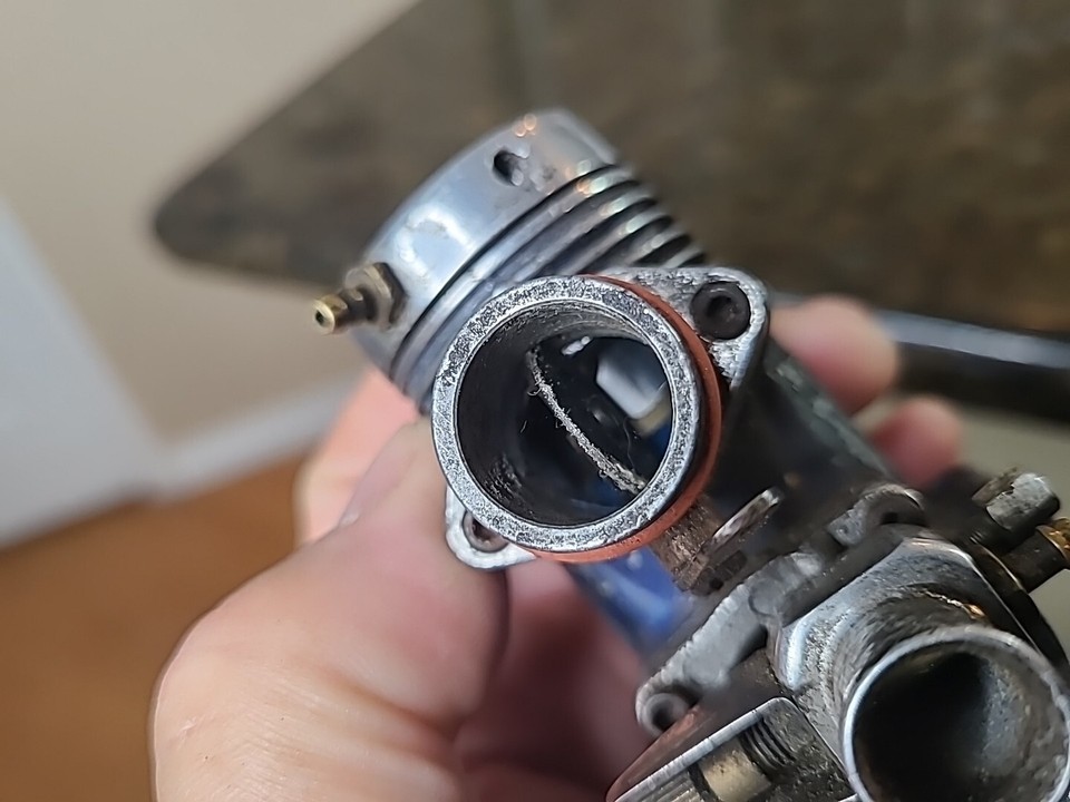 KB Inboard 7.5 VINTAGE RC Boat Gas Engine Motor For Parts Or Repair ...