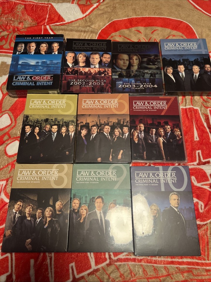 Law And Order Criminal Intent Full Series: Season 1-11 DVD Lot New And ...