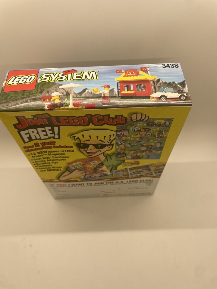 LEGO 3438 McDonalds Restaurant Promotional Town 1999 Rare MINT - New ...