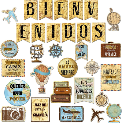 Spanish Classroom Decorations Spanish Poster Set: Classroom Phrases,