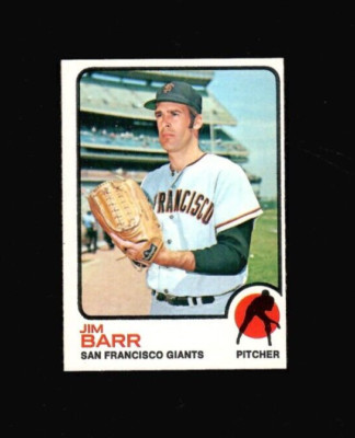 1973 Topps #387 JIM BARR Giants NRMT | eBay