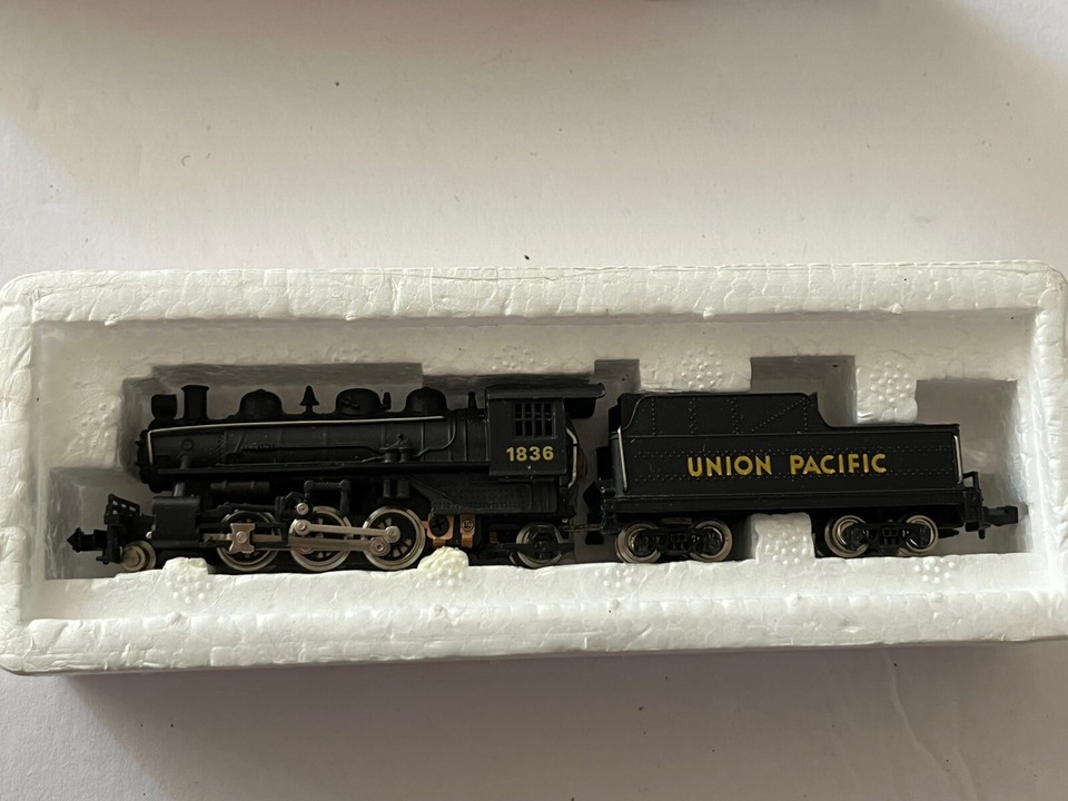 Bachmann N Scale #51551 Prairie 2-6-2 Loco & Tender Union Pacific #1836 ...