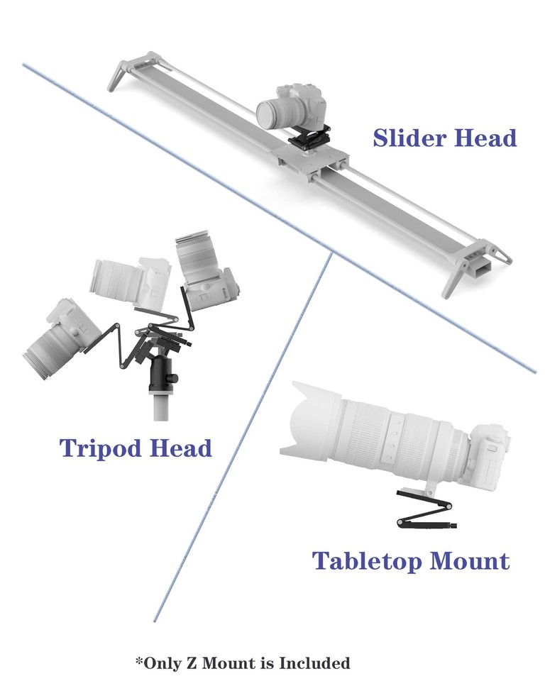 Z Flex Tilt Tripod Head - Flexible Angle Pan & Tilt Head/Universal ...