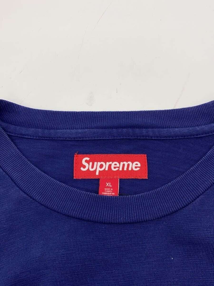 Supreme long sleeve TShirt navy XL Used | eBay Supreme long sleeve TShirt navy XL Used | eBay