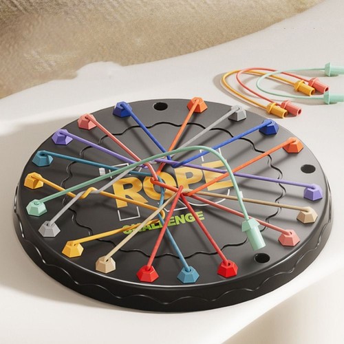 Logical Thinking Kid Rope Knots Game Sensory Social Board Game Kids ...