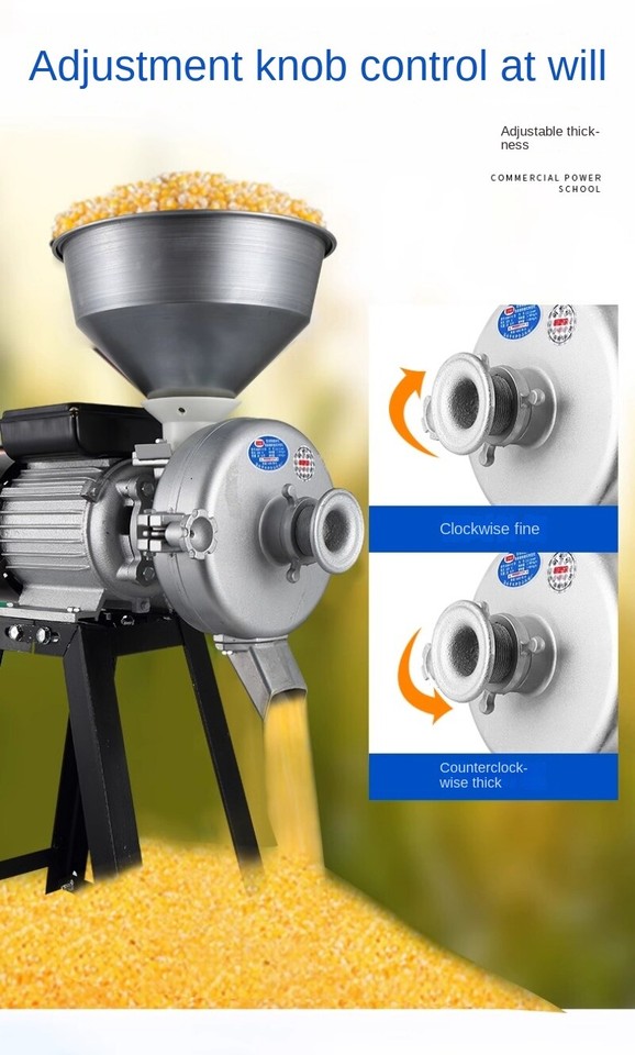 Commercial Multi-function Corn Pulverizer Wet & Dry Dual-purpose ...