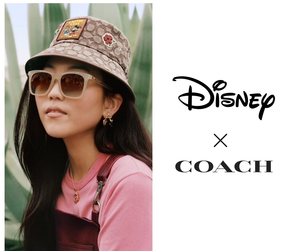 $10 Off Code NWOT Coach x Disney Signature Jacquard Bucket Hat Size XS ...