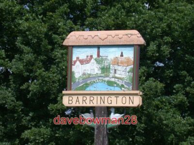 PHOTO BARRINGTON VILLAGE SIGN - DETAIL 2008 | eBay