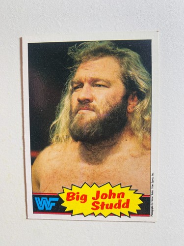 1985 TOPPS WWF #13 BIG JOHN STUDD NM-MT CARD | eBay