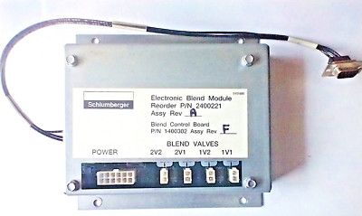 SCHLUMBERGER 1400221/1400302 REV-A Centurion Electronic Blend Module ...
