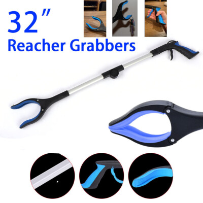 Industrial Grabber Tool Heavy Duty Pick Up Stick Hand Grip Reach Trash ...