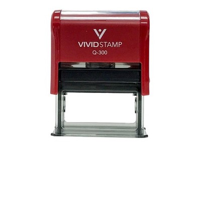 Basic Void Self Inking Rubber Stamp Red Ink Large Business Office ...