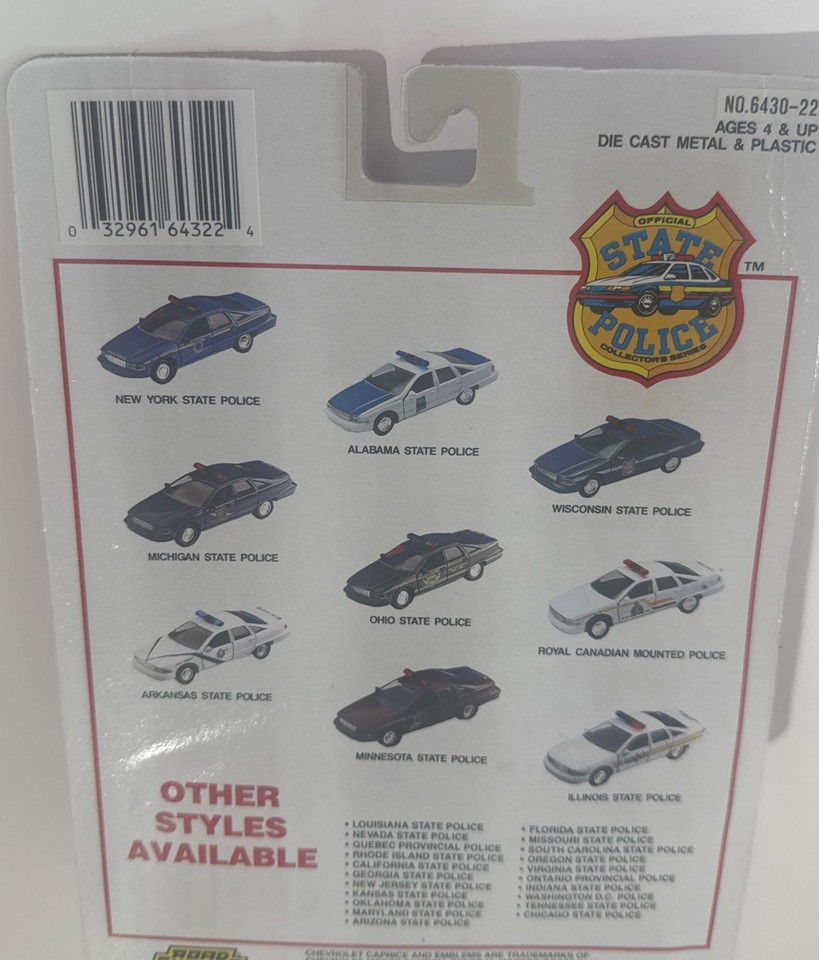 Kansas Highway State Trooper 1:43 Scale Road Champs Police Series 6430 ...